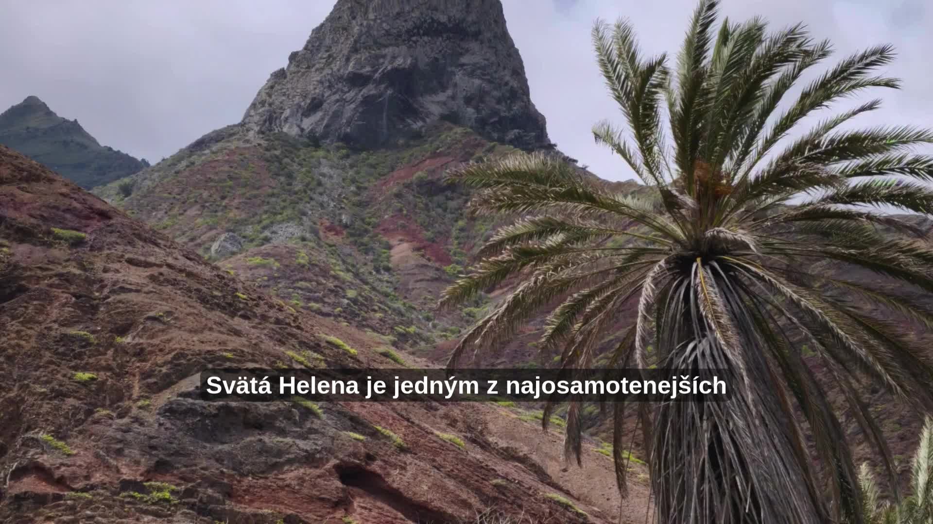 Svätá Helena - jeden z najizolovanejších ostrovov na svete. Uprostred ...