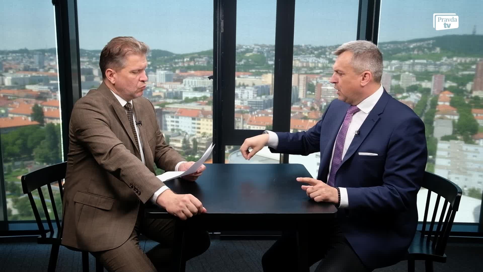 Danko v Ide o pravdu: Neriešime diaľnice či penzie, ale hádame sa, kto je so Západom a kto s ...