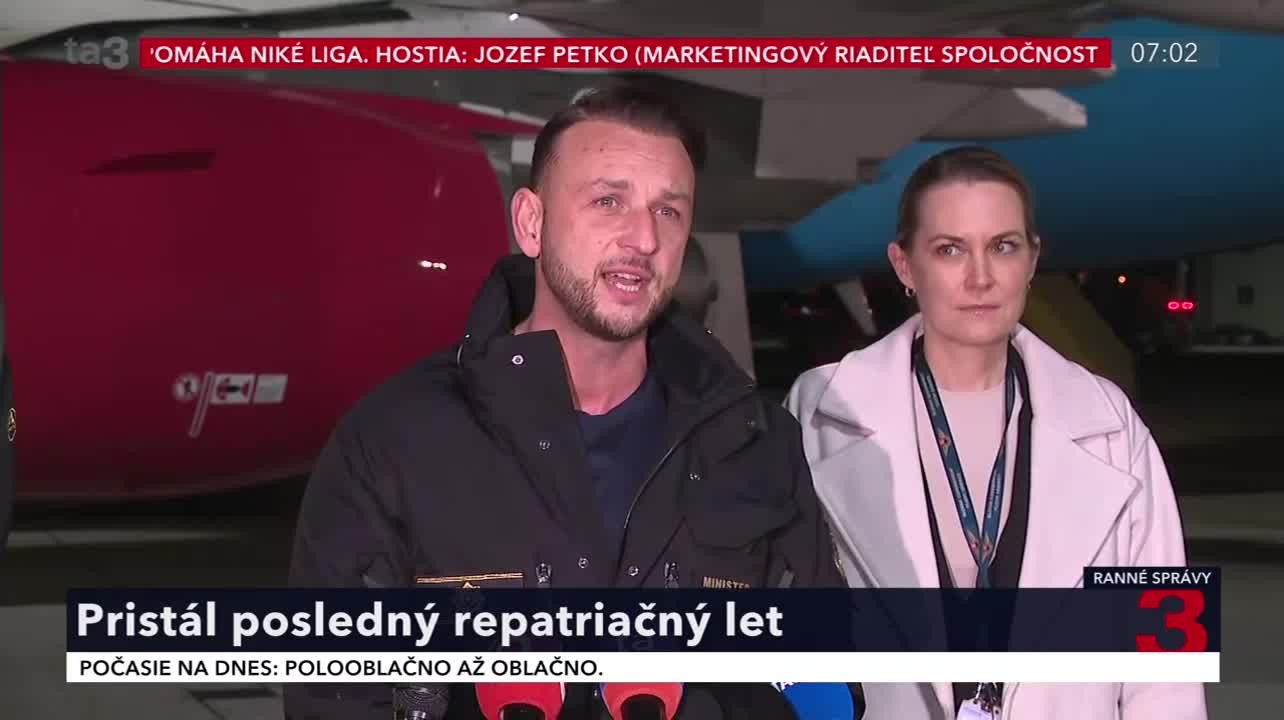 Posledný repatriačný let, Šutaj Eštok sa všetkým poďakoval, hovorí o ...